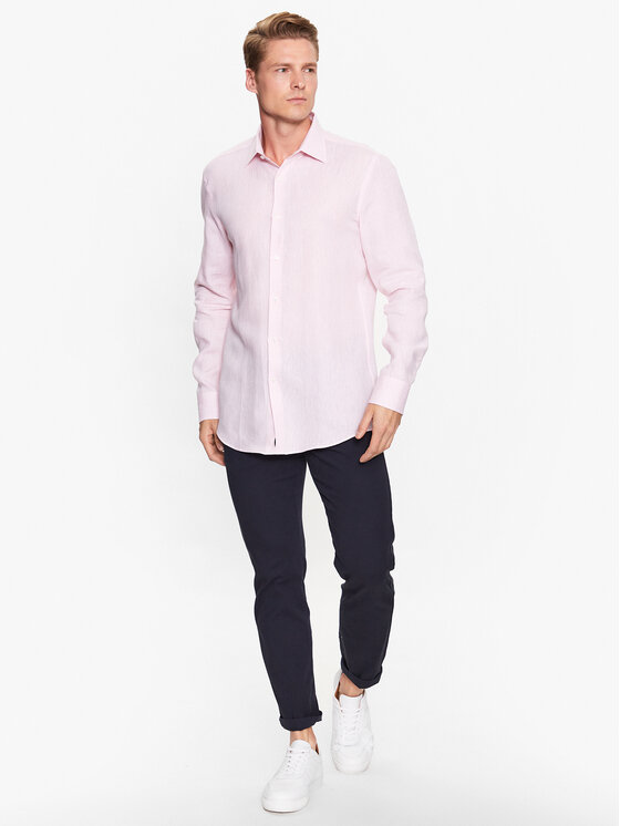 Boss Cămașă 50490234 Roz Slim Fit | Modivo.ro