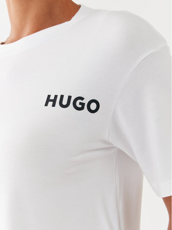 Hugo Pyjama-T-Shirt Unite 50490707 Weiß Relaxed Fit | Modivo.de
