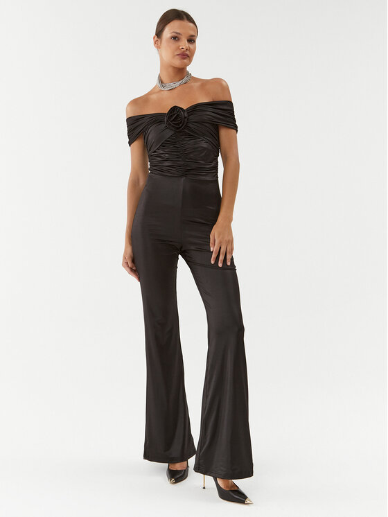 ROTATE Overal Coated Jersey Jumpsuit 111023100 Černá Regular Fit ...