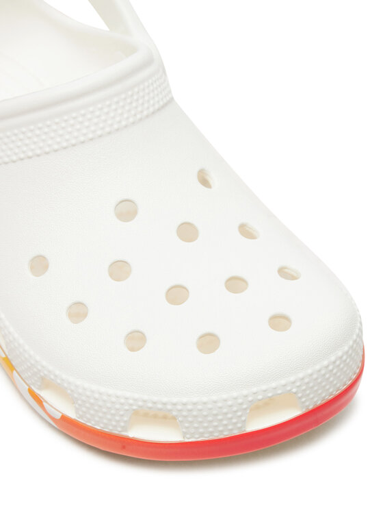 Crocs Klapki Classic Reflector Clog 210732 Biały | Modivo.pl