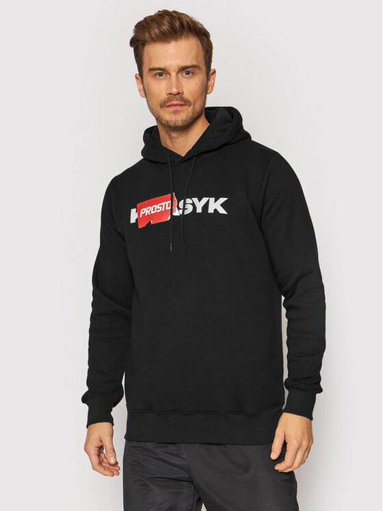 PROSTO. Sweatshirt KLASYK Sticker 2121 Schwarz Regular Fit | Modivo.de