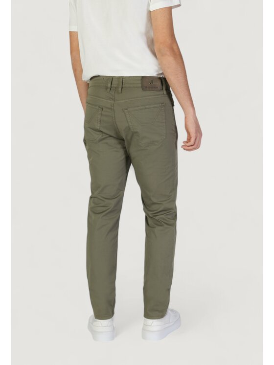 Jeckerson Spodnie garniturowe JOHN 5 TASCHE TOPPA Zielony To Fit ...