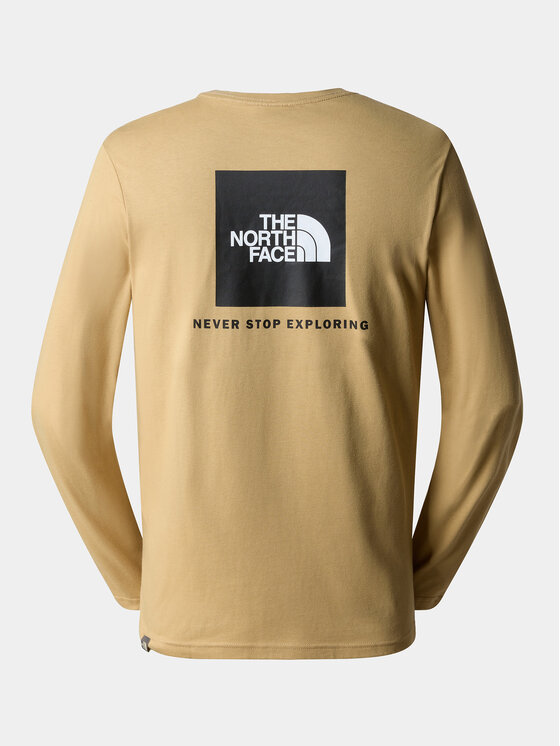 The North Face T-krekls Red Box NF0A493L Bēšs Regular Fit | Modivo.lv