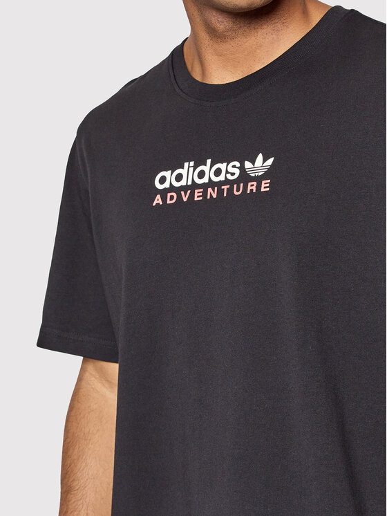 adidas T-Shirt Adventure Mountain Spray HF4775 Czarny Relaxed Fit ...