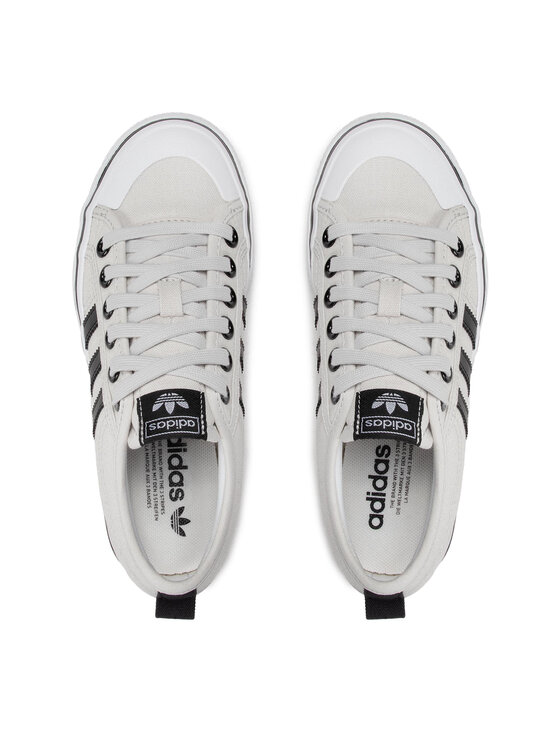 adidas Trampki Nizza Platform W GX2020 Szary | Modivo.pl