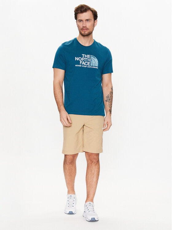 The North Face Тишърт Rust NF0A4M68 Тъмносин Regular Fit | Modivo.bg