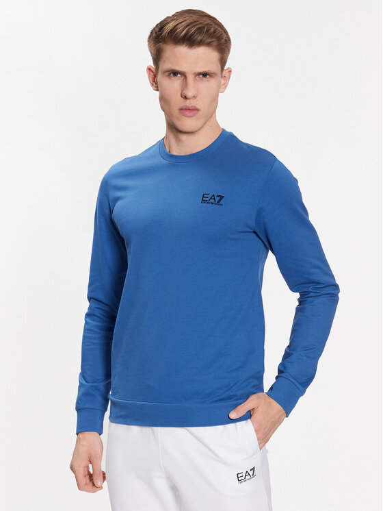 EA7 Emporio Armani Sweatshirt 8NPM52 PJ05Z 1538 Blau Regular Fit | Modivo.de