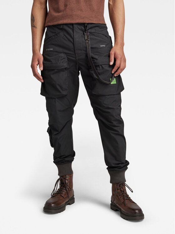 G-Star Raw Spodnie materiałowe D19706-A790-6484 Czarny Tapered Fit ...