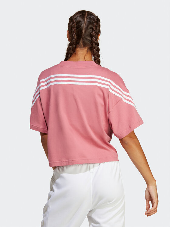 adidas T-Shirt Future Icons 3-Stripes T-Shirt IB8519 Różowy Loose Fit ...