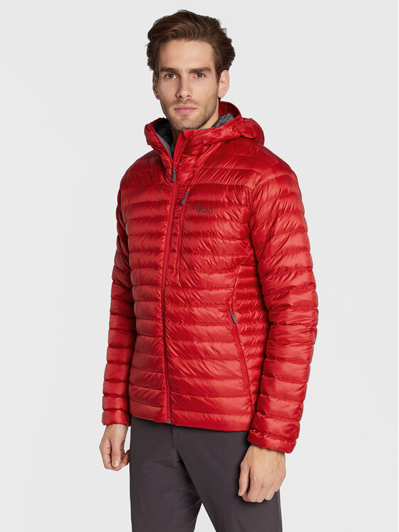 Rab Daunenjacke Microlight Alpine QDB-12-ASR-MED Rot Regular Fit ...