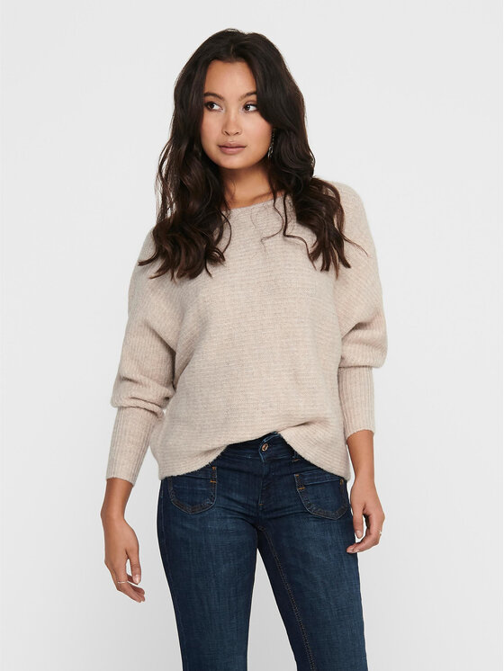 ONLY Pull 15168705 Beige Regular Fit | Modivo.fr