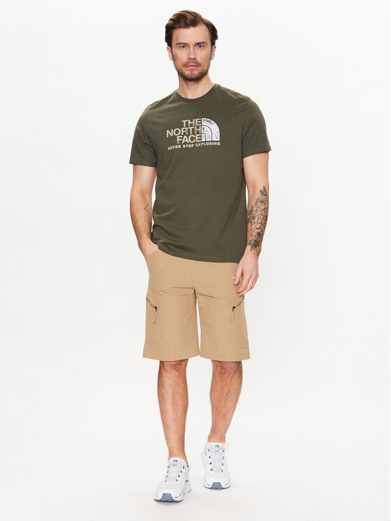 The North Face T-Shirt Rust NF0A4M68 Χακί Regular Fit | Modivo.gr