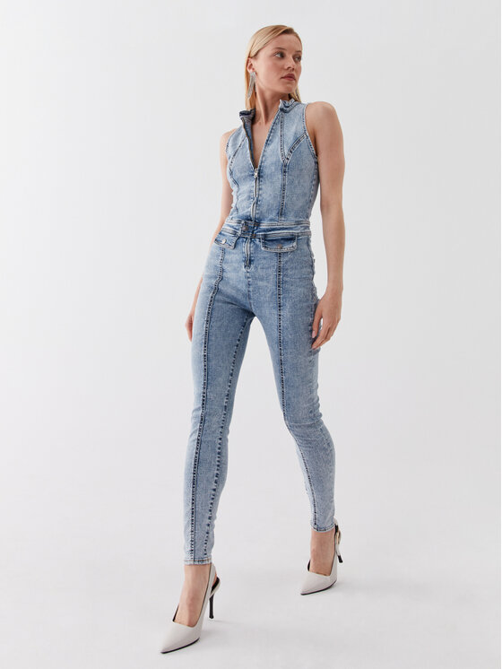 Guess Overal W3YD0A D4LT0 Modrá Slim Fit | Modivo.sk