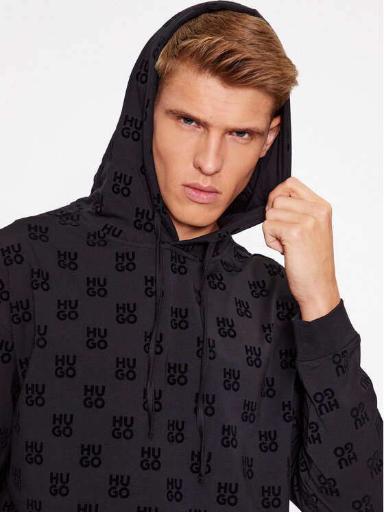 Hugo Bluza 50501592 Czarny Regular Fit | Modivo.pl