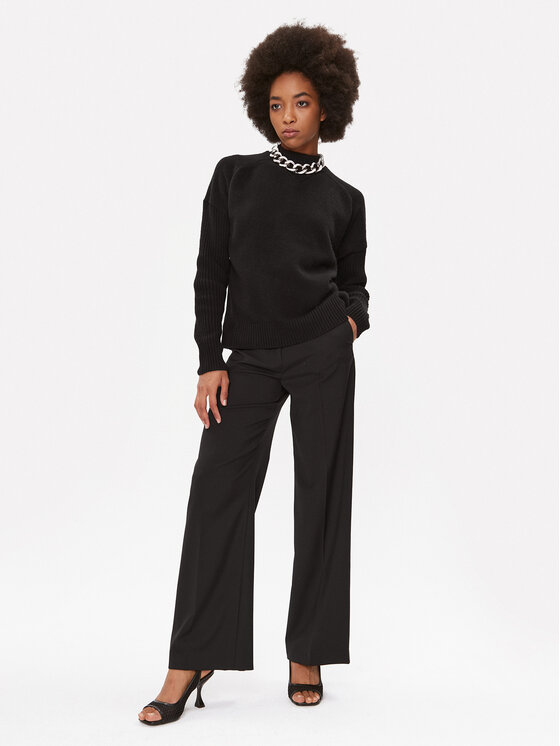 Boss Džemper Foltin 50501575 Crna Relaxed Fit | Modivo.hr