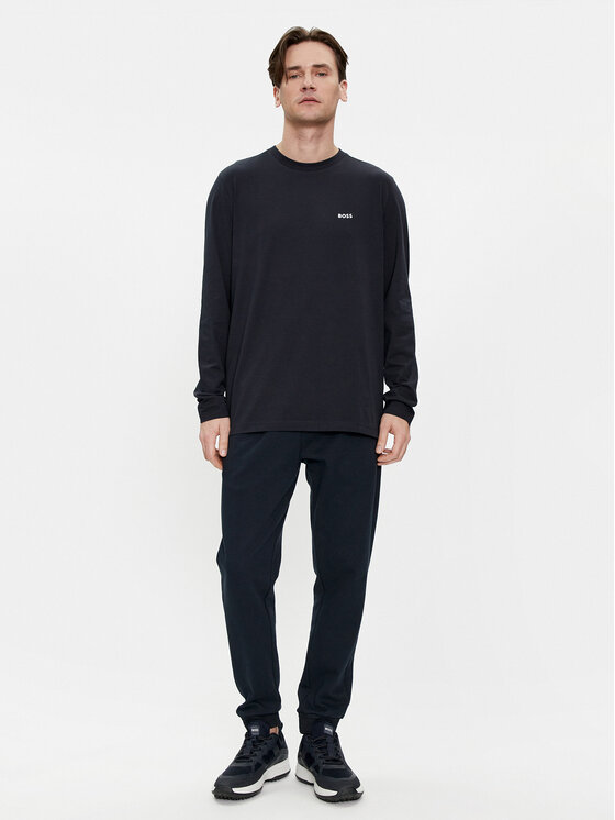 Boss Longsleeve 50506365 Granatowy Regular Fit | Modivo.pl