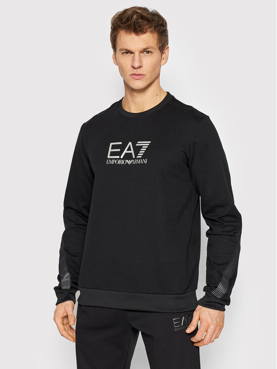 EA7 Emporio Armani Bluza 3LPM67 PJ05Z 1200 Czarny Regular Fit | Modivo.pl