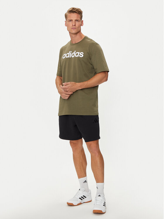 adidas Szorty sportowe ALL SZN French IX1247 Czarny Regular Fit | Modivo.pl