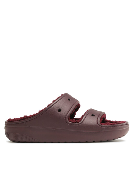Crocs Παντόφλες Crocs Classic Cozzy Sandal 207446 Μπορντό | Modivo.gr