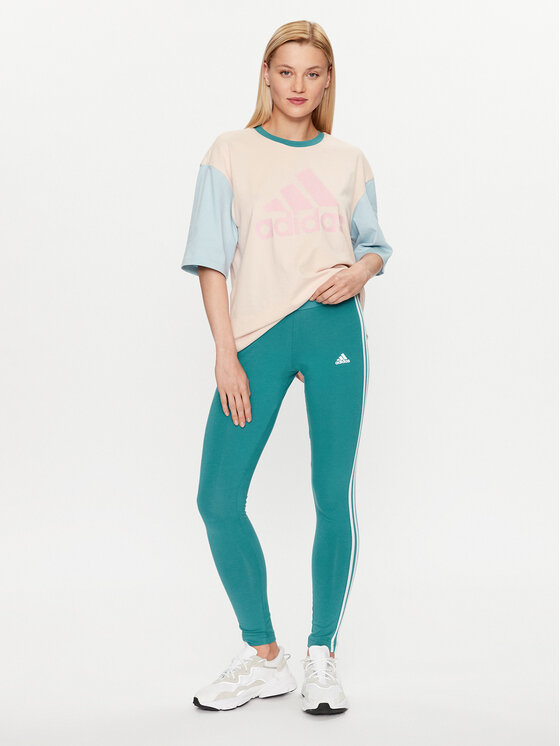 adidas Tricou Essentials Big Logo Boyfriend T-Shirt IL3333 Roz Loose ...