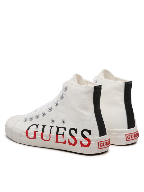 Guess Trampki New Winners Mid FM6NWM FAB12 Biały | Modivo.pl