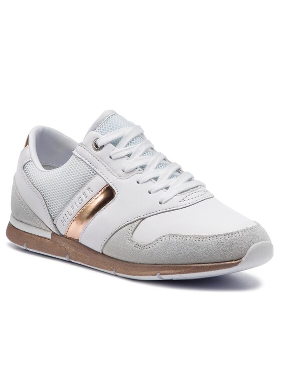 Tommy Hilfiger Sneakers Iridescent Light Sneaker FW0FW04100 Bianco Modivo