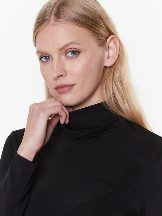 Max Mara Leisure Поло Reed 23394102 Черен Slim Fit | Modivo.bg