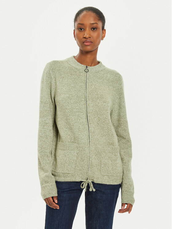 Olsen Cardigan 11004106 Verde Regular Fit | Modivo.ro