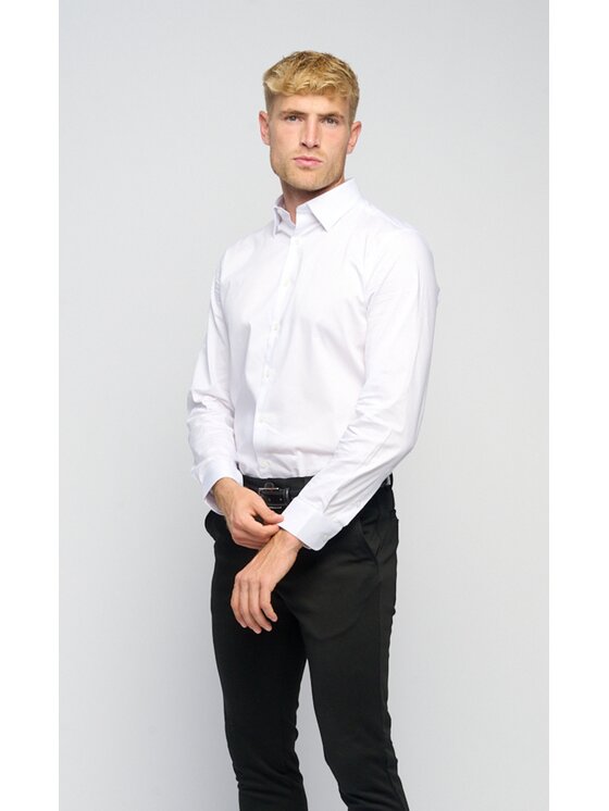 TeeShoppen Koszula 'Perform Collection' Biały Regular Fit | Modivo.pl