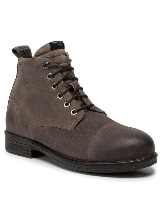 Pepe Jeans Trzewiki Tom Cut Med Suede PMS50177 Szary | Modivo.pl