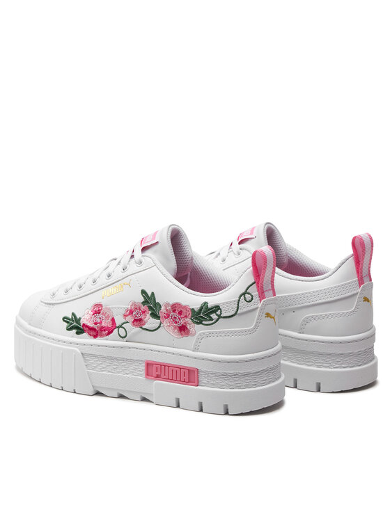 Puma Sneakersy Mayze Embroidery Jr 397281-01 Bílá | Modivo.cz