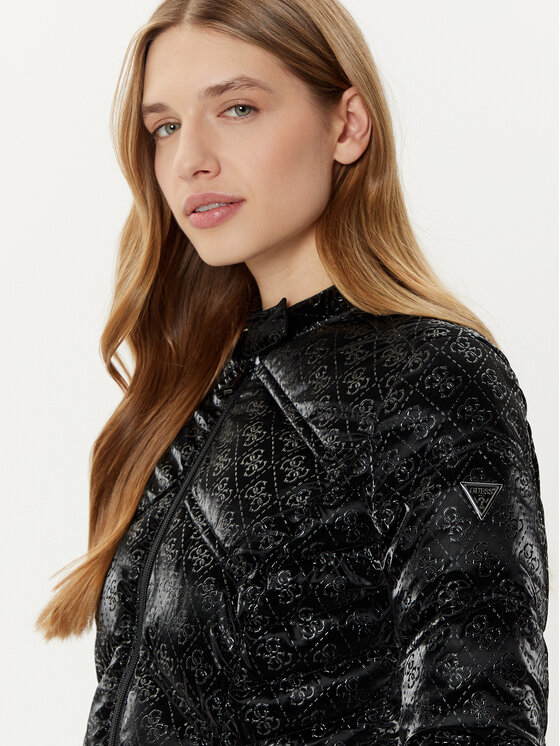 Guess Kurtka puchowa W5RL00 WGV30 Czarny Regular Fit | Modivo.pl