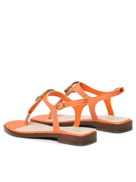 Guess Sandały Miry Made in Italy FL6MRY LEA21 Pomarańczowy | Modivo.pl
