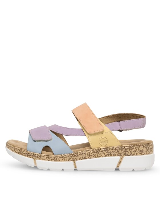 Rieker Sandały V2366-90 Kolorowy | Modivo.pl
