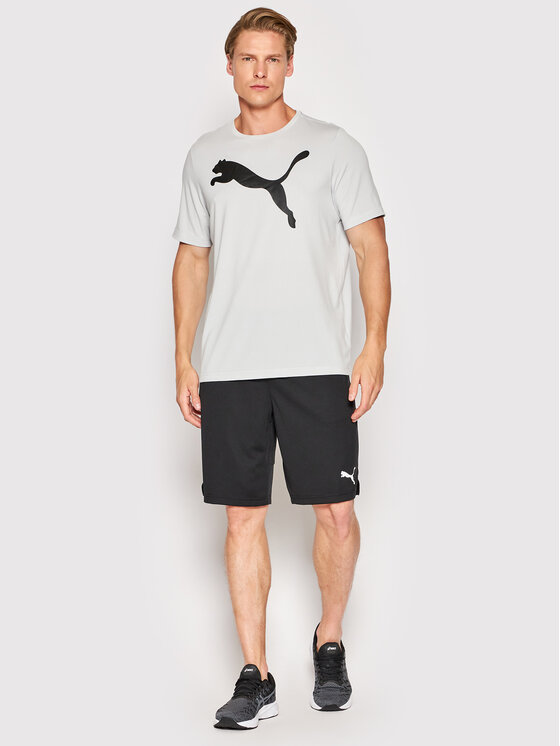 Puma T-Shirt Active Big Logo 586724 Szary Regular Fit | Modivo.pl