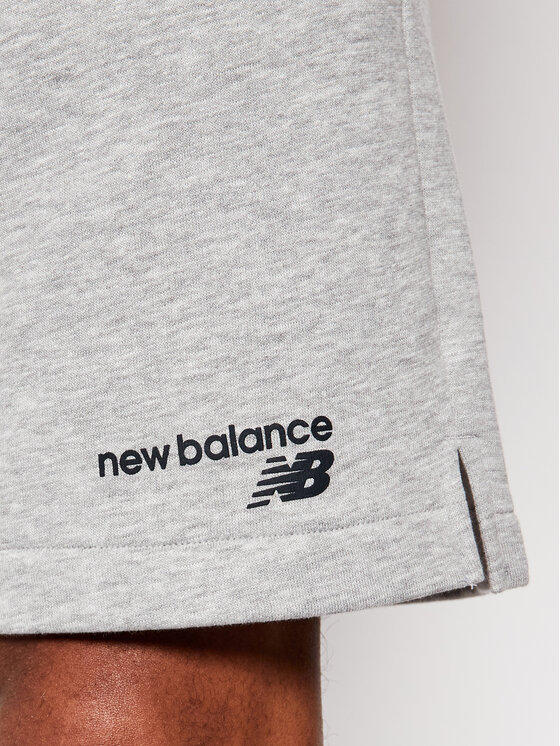 New Balance Szorty sportowe C Flc Sht MS1190 Szary Athletic Fit | Modivo.pl