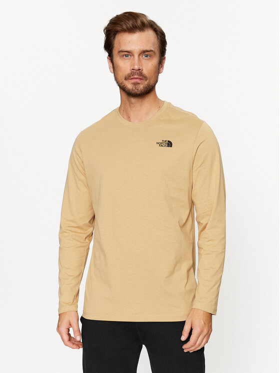 The North Face T-krekls Red Box NF0A493L Bēšs Regular Fit | Modivo.lv
