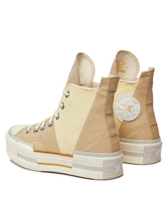 Converse Trampki Chuck 70 Plus Colorblock A03498C Beżowy | Modivo.pl