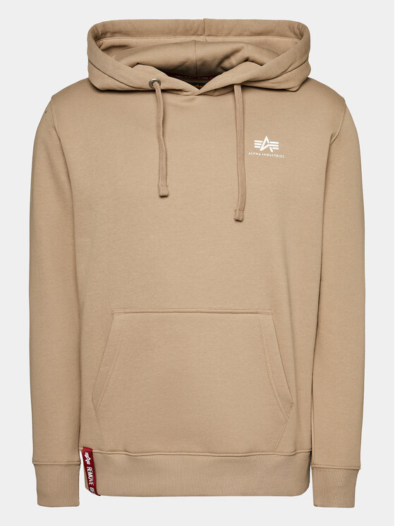 Alpha Industries Mikina Basic Small Logo 196318 Béžová Regular Fit | Modivo.sk