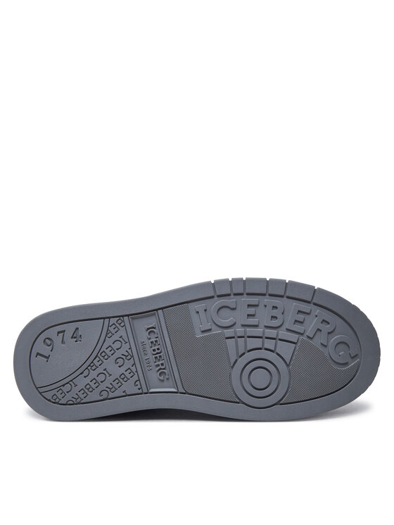 Iceberg Sneakersy Clock IU1687 Czarny | Modivo.pl