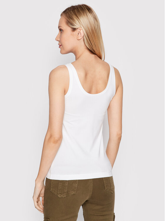 SPANX Top Control 10267R Biały Slim Fit | Modivo.pl