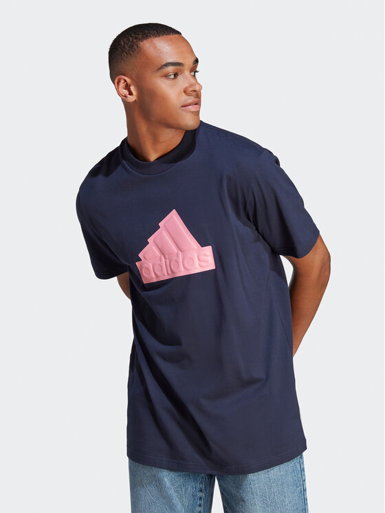 adidas Tricou Future Icons Badge of Sport T-Shirt IC3711 Albastru Loose ...