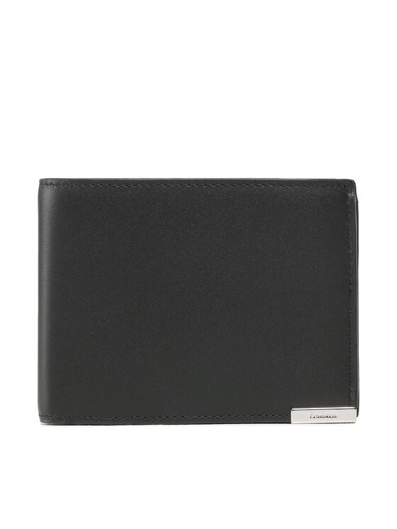 Calvin Klein Portofel Modern Plaque Trifold 10cc Coin K50K509997 Negru ...