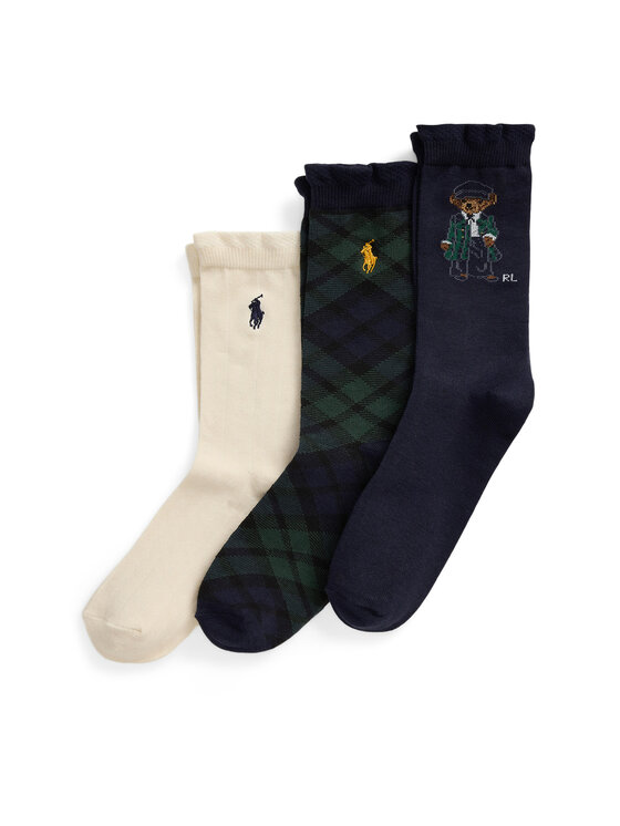 Polo Ralph Lauren Vaikiškų ilgų kojinių komplektas (3 poros ...