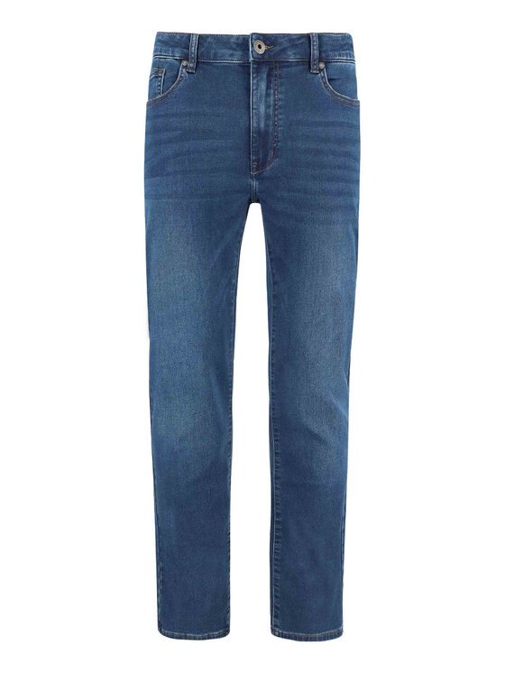 Volcano Jeansy D-FERG 2 Granatowy Regular Fit | Modivo.pl