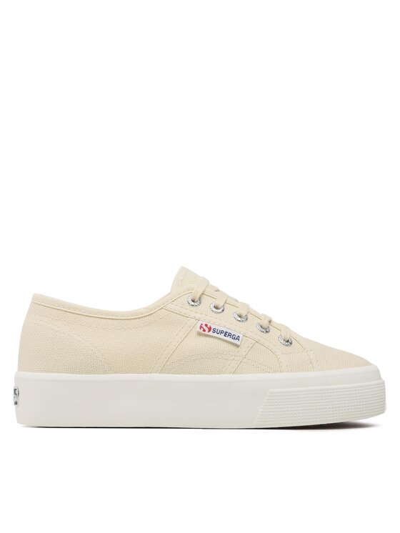 Superga Sneakers aus Stoff 2730 Mid Platform S2127IW Beige | Modivo.de