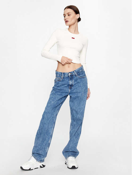 Hugo Blūze 50510330 Balts Slim Fit | Modivo.lv