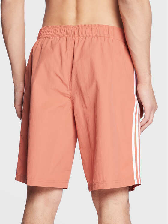 adidas Szorty kąpielowe adicolor 3-Stripes HK7388 Pomarańczowy Relaxed ...