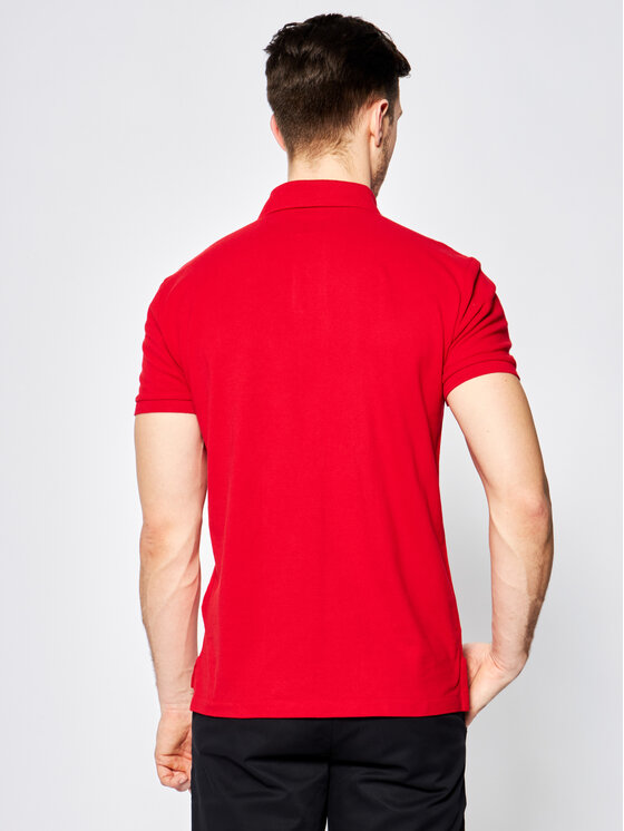 Polo Ralph Lauren Polo Core Replen 710666998 Czerwony Custom Slim Fit ...