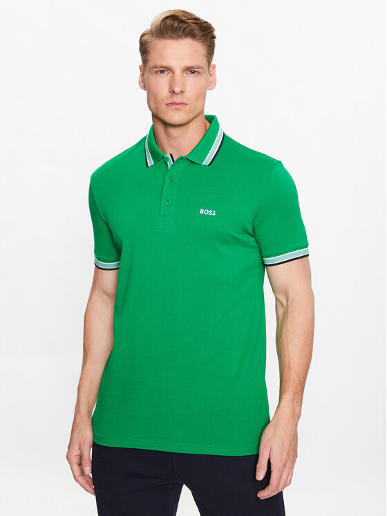 Boss Poloshirt 50468983 Grün Regular Fit | Modivo.de
